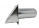 Wall Vent - Galvanized - 8 Inch with Damper | Luxury Metals