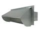 Wall Vent - Galvanized - Rectangular - 3.25 x 12 Inch with Damper and ...