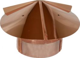 Rain Cap - Copper - 6 Inch | Luxury Metals