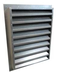 Gable End Vent - Galvanized - 12 x 12 Inch with Screen | Luxury Metals