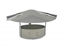 Rain Cap - Stainless Steel - 4 Inch with Screen | Luxury Metals