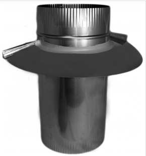 Chimney Adapter Pipe - Stainless Steel - 4 Inch | Luxury Metals