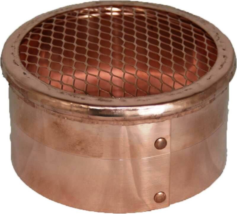 Round Eave Vent - Copper - 10 Inch | Luxury Metals