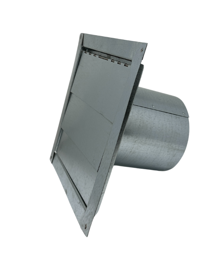 Flush Metal Louvered Wall Vent Cap 6 | Luxury Metals