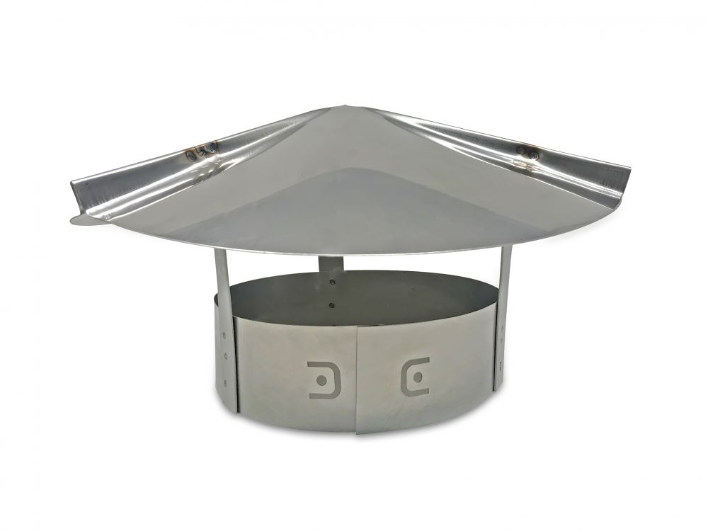 Rain Cap - Stainless - 5 Inch | Luxury Metals