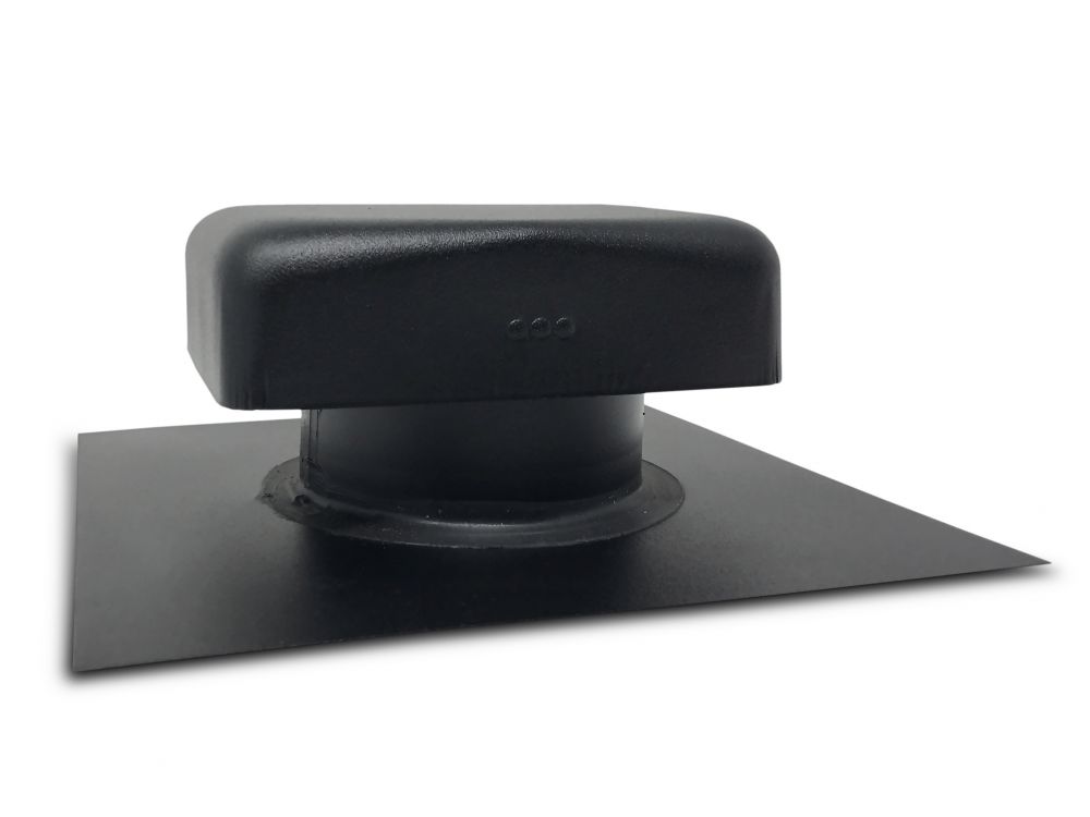 Roof Vent Cap - Black - 5 Inch | Luxury Metals