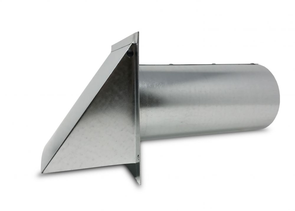 Wall Vent - Wind Defender - Galvanized - 8 Inch