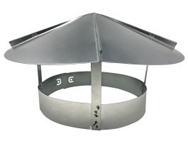 Rain Cap - Galvanized - 5 Inch