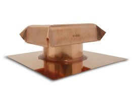 Roof Vent - Copper - 4 Inch with Screen | Luxury Metals