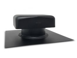 Black Powder Coated Roof Vent 3 Inch Group | Luxury Metals