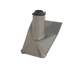 Pipe Boot - Grey - Steep Pitch - 2 Inch | Luxury Metals