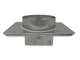 Chimney Adapter - Stainless Steel - 8 x 8 - Square to Round with 6 Inch ...