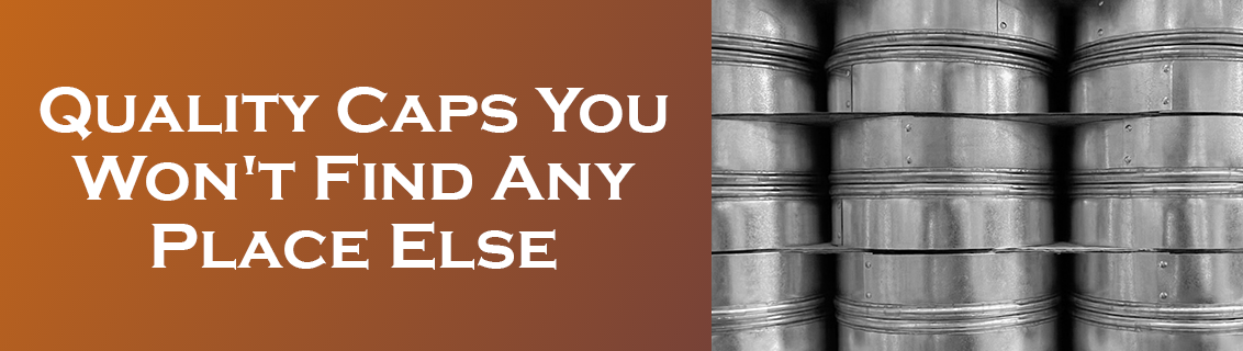 Log Post End Caps & Protective Log Covers | Luxury Metals